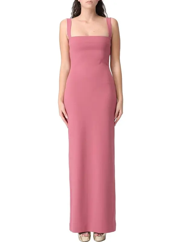 Solace London Sleeveless Column Dress - Pink