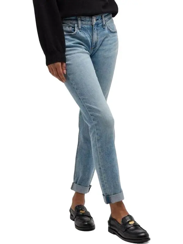 Rag & Bone Dre Low-rise Slim Boyfriend Jeans - Daphne