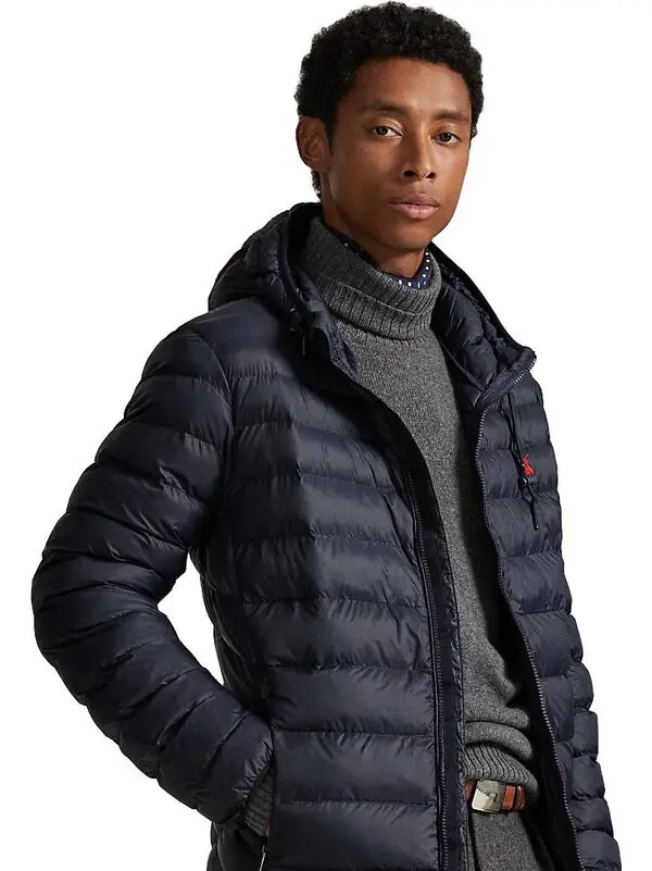 Ralph Lauren Packable Hooded Jacket - Collection Navy