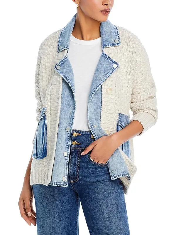 Blanknyc Mixed Media Cardigan - Last Call