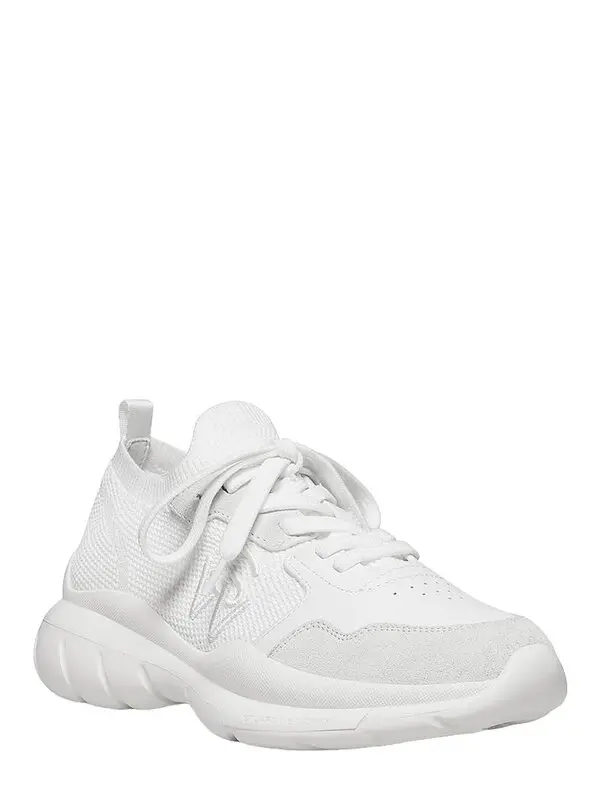 STUART WEITZMAN 5050 Lace Up Sneakers - White
