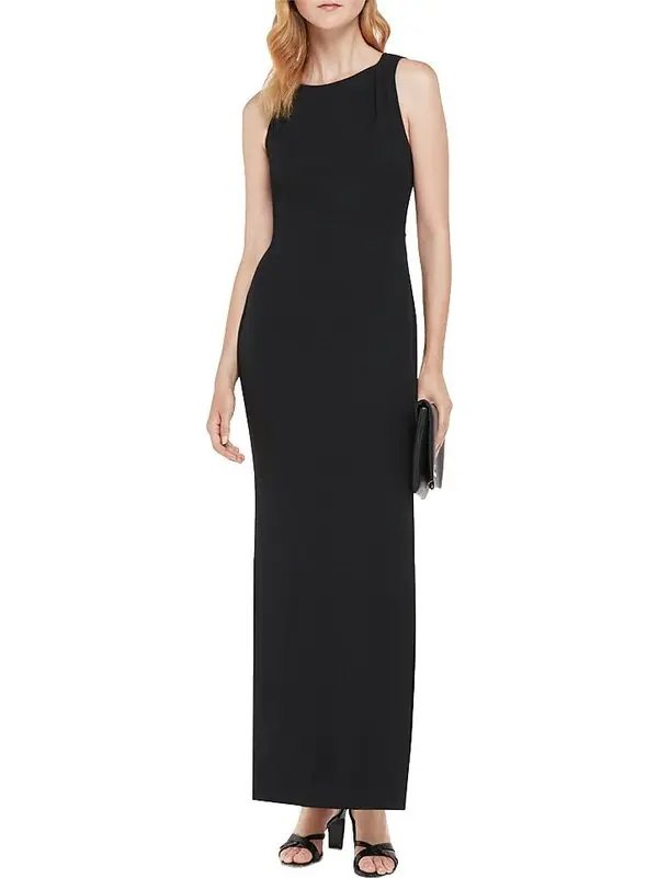 Whistles Tie Back Maxi Dress - Black