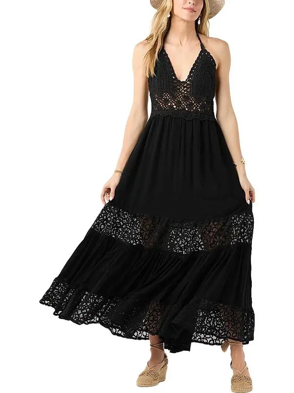 Tiare Hawaii Isabella Maxi Dress - Black