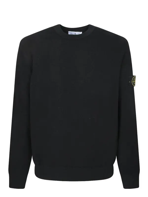 Stone Island Crew Neck Knitwear - Blue
