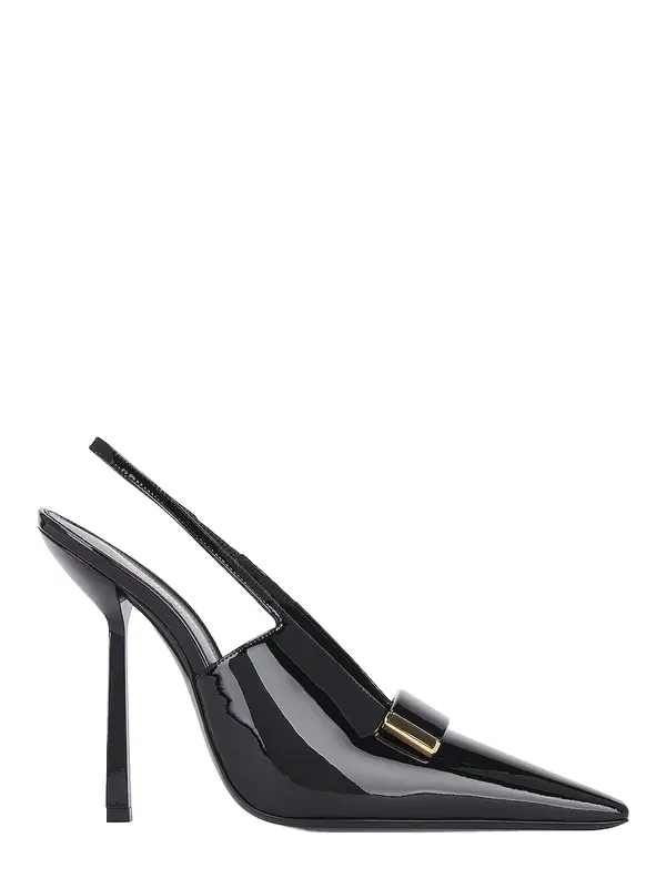 Saint Laurent Madame Slingback Pump - Nero