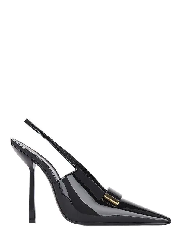 Saint Laurent Madame Slingback Pump - Nero