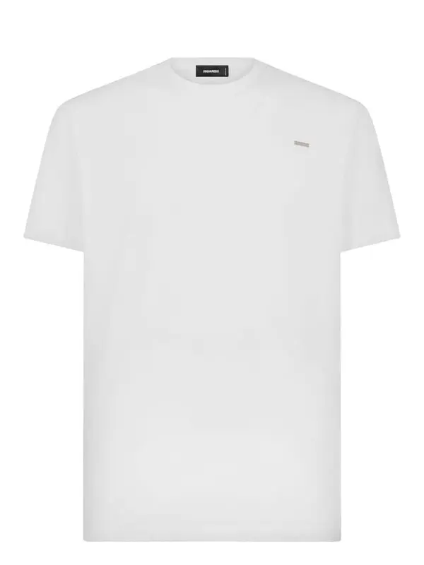 Dsquared2 Logo-plaque Crew-neck T-shirt - White