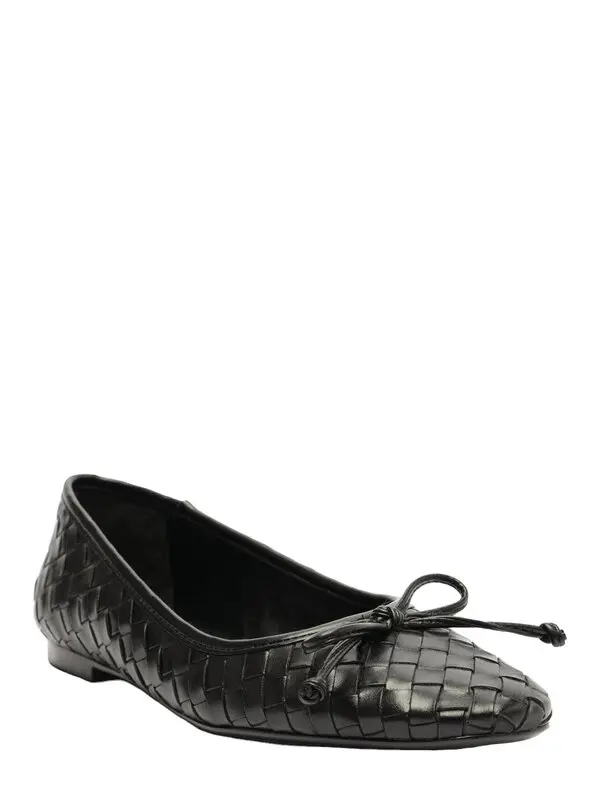 Schutz Arissa Woven Ballet Flat - Black