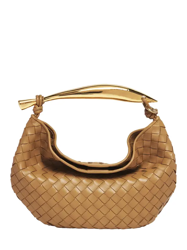 Bottega Veneta Sardine Bag With Chain - Dark Praline