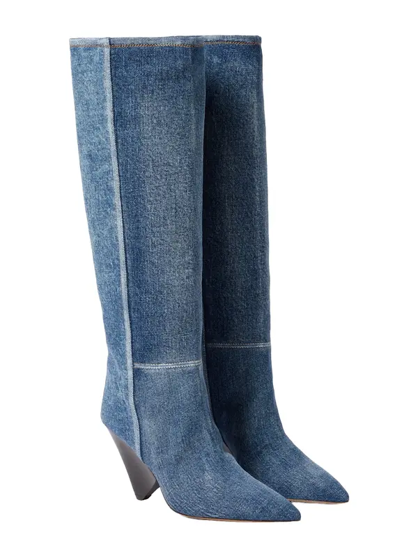 Isabel Marant Lakita Knee-high Boots - Blue