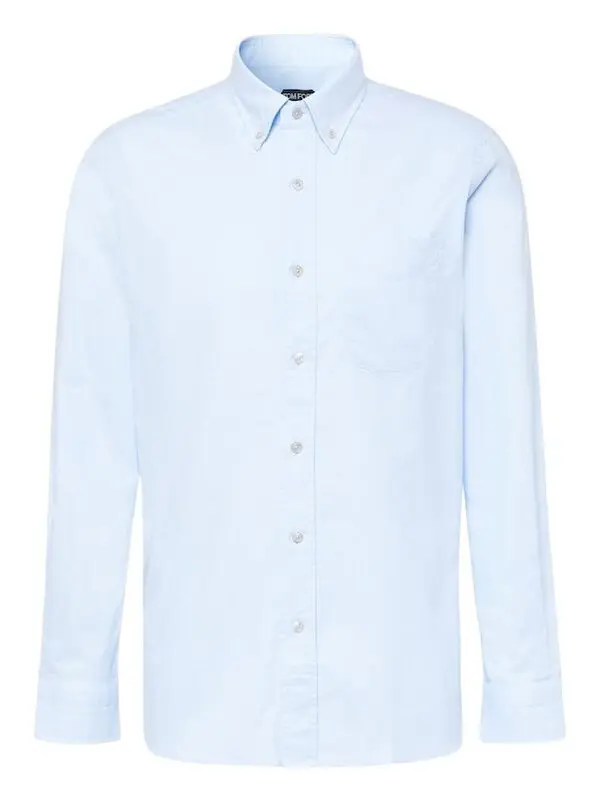 TOM FORD Cotton Shirt - Blue
