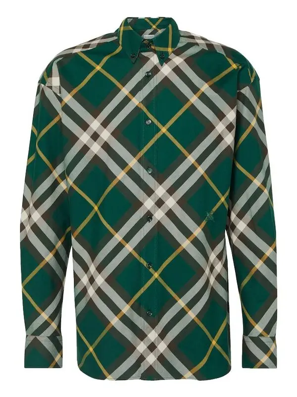 Burberry Check Cotton Shirt - Multicoloured