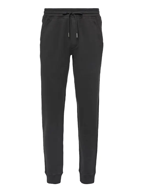 TOM FORD Cotton Jersey Sweatpants - Black