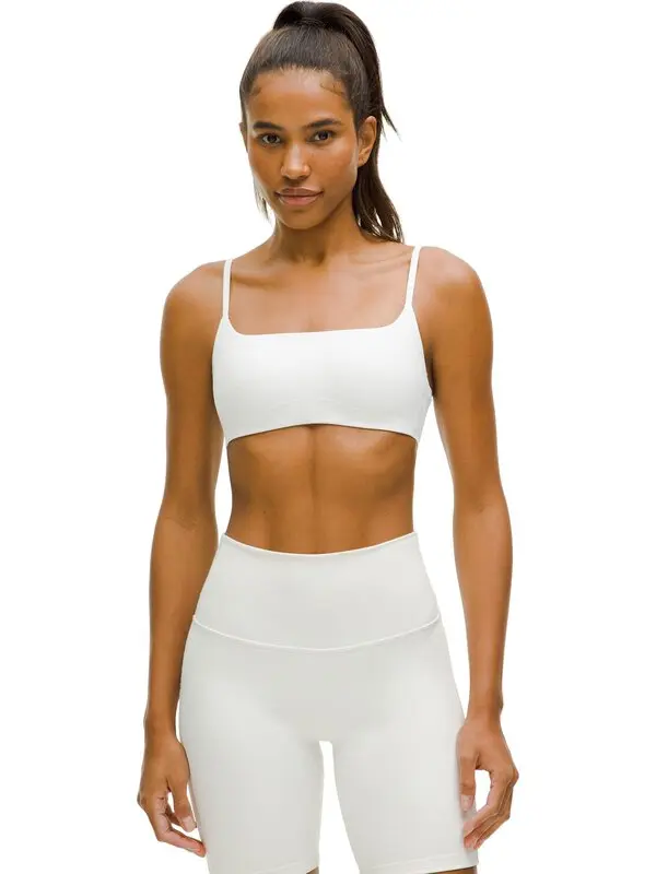 Lululemon Like A Cloud Spaghetti-strap Bra - White