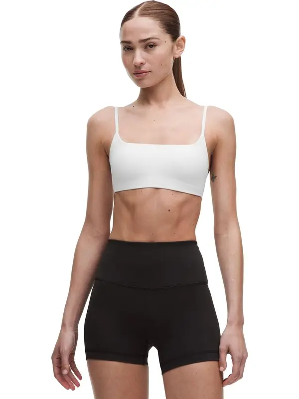 Lululemon Like A Cloud Spaghetti-strap Bra - White