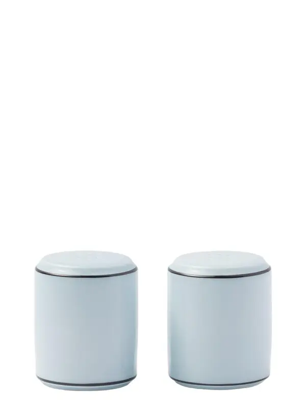 Prada Porcelain Salt And Pepper Set - Celadon Light Blue