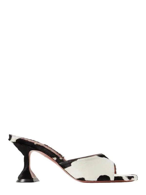 Amina Muaddi Lupita Calf Hair Mules - Multi
