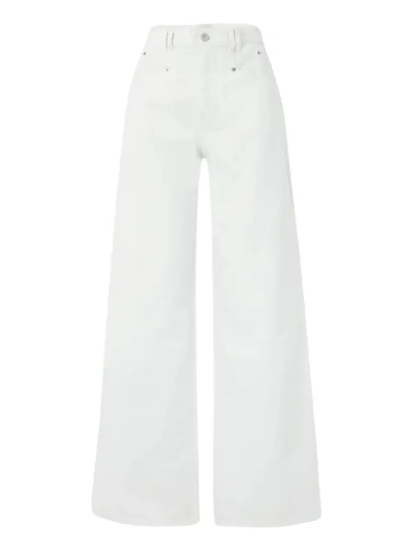 Isabel Marant - Isabel Marant Lemony High-Rise Wide-Leg Jeans