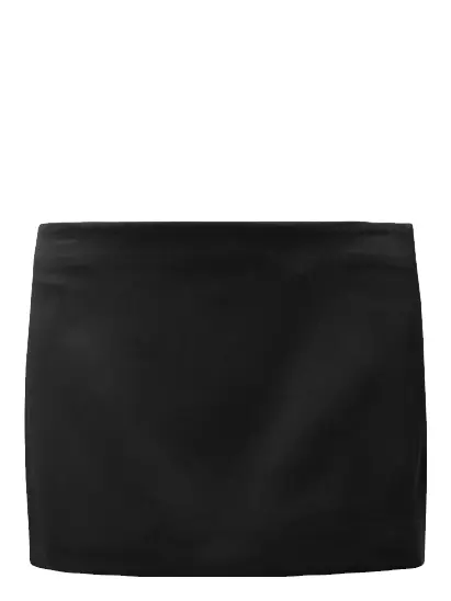 Khaite Jett Mini Skirt - Black