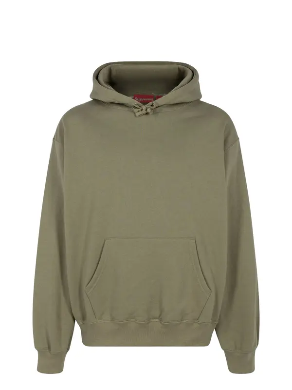 Supreme Satin Appliqué Hoodie - Green