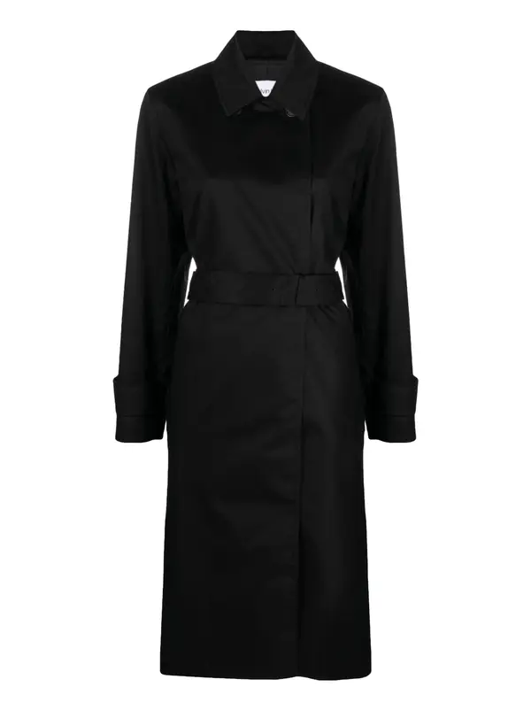 Calvin Klein Belted Trench Coat - Black