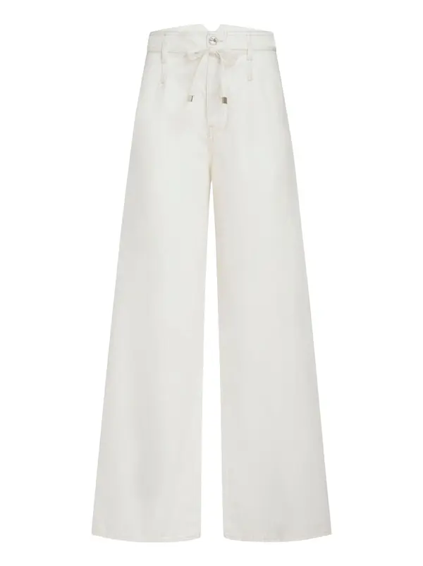 Etro High-rise Wide-leg Jeans - White