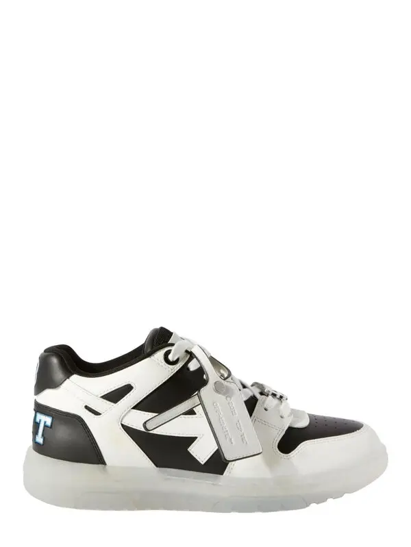 Off-White Leather "arrows" Motif Sneakers - White