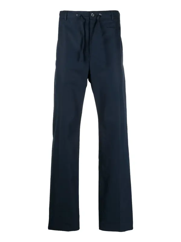 Alexander McQueen Drawstring-waist Trousers - Blue