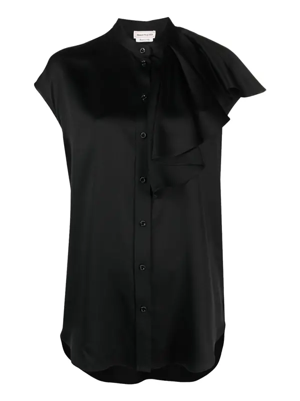 Alexander McQueen Sleeveless Blouse - Black