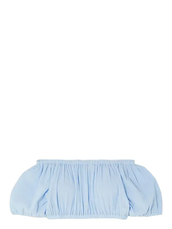 Suzie Kondi Sousanna Cropped Top - Light Blue