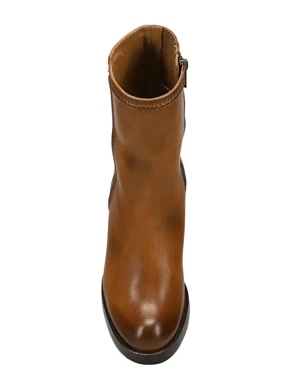 THE FRYE COMPANY Jean Ankle Boots - Caramel