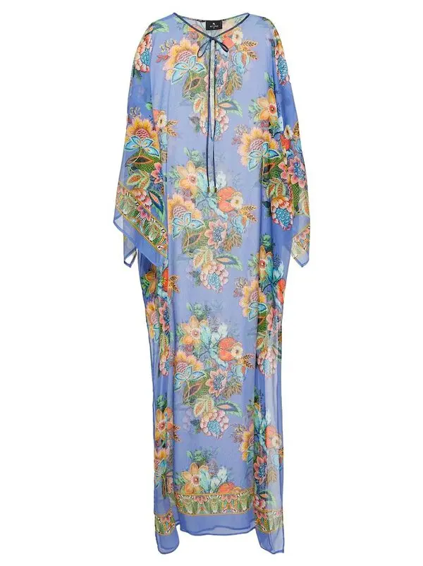 Etro Printed Beach Cover-up - Blue