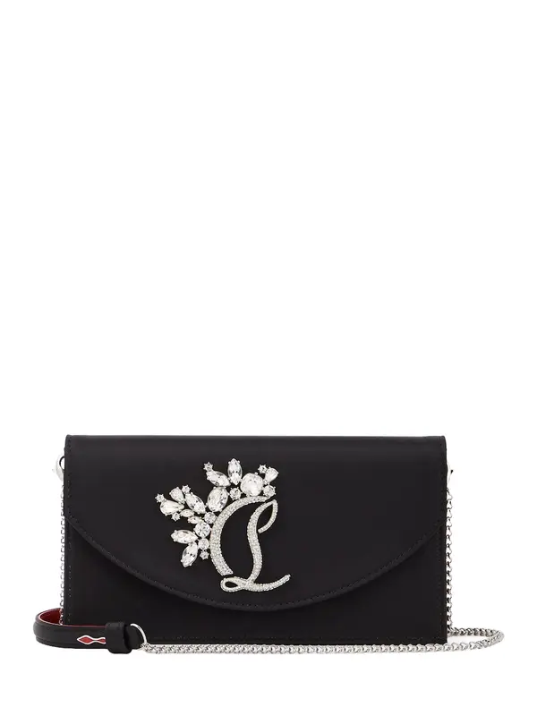 CHRISTIAN LOUBOUTIN Loubi54 Small Clutch - Black