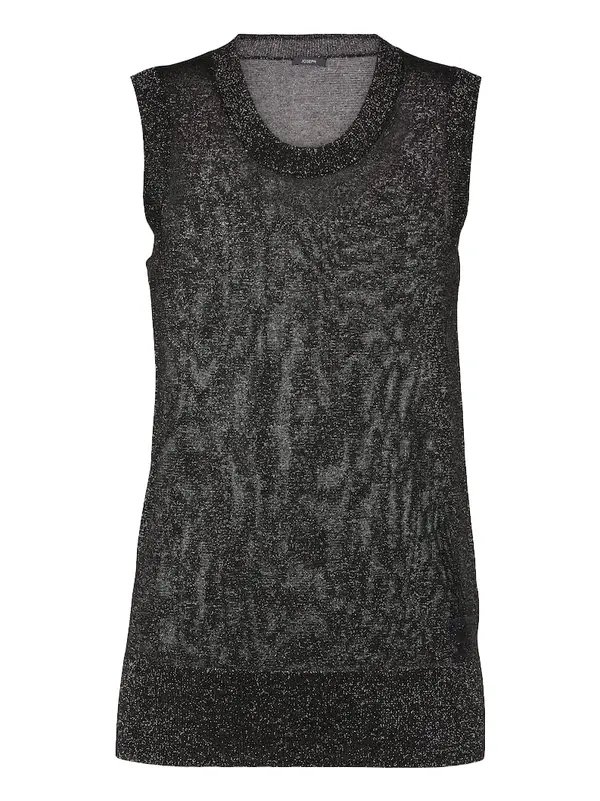 JOSEPH Jersey Tank Top - Black