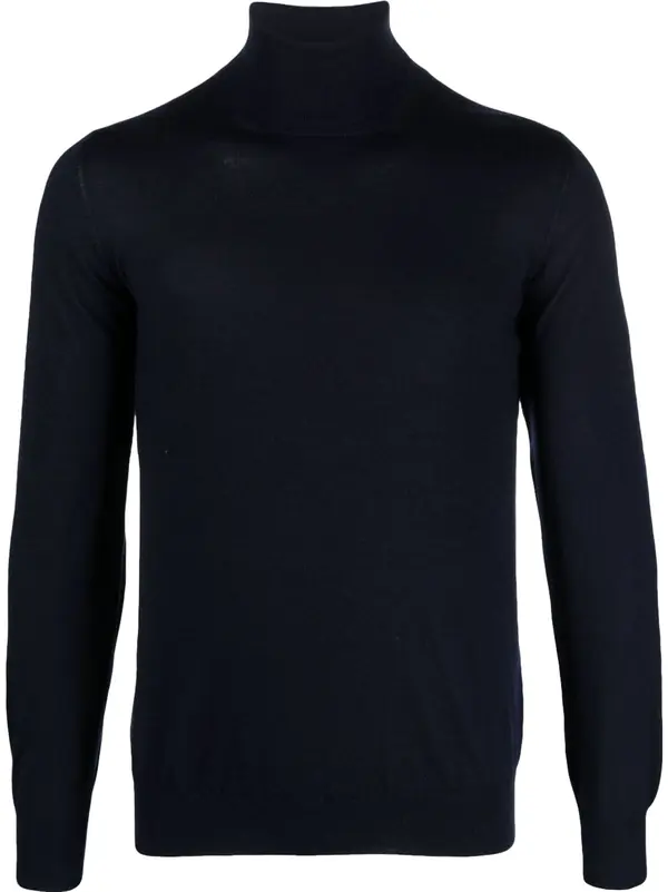 FILERIA Fine-knit Cashmere Jumper - Blue