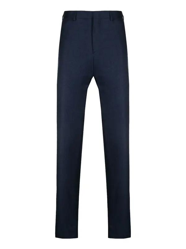 Brioni Straight-leg Wool Trousers - Blue