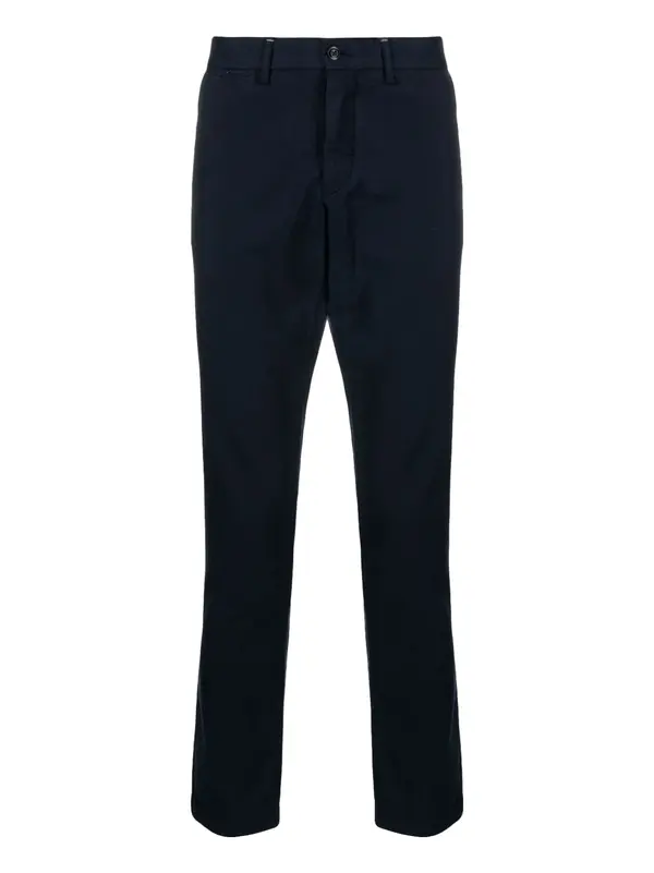 HACKETT Slim-cut Cotton Chino Trousers - Blue