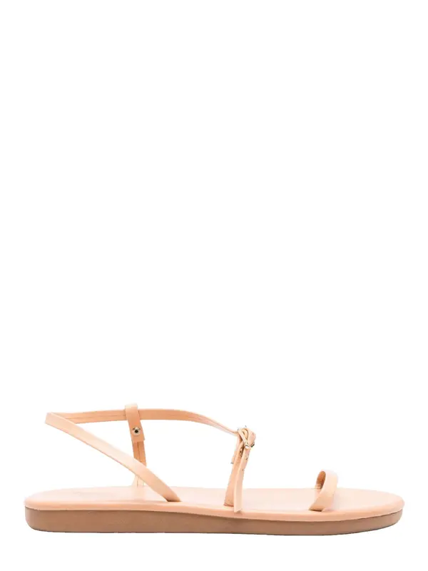 ANCIENT GREEK SANDALS Niove Flat Leather Sandals - Neutrals