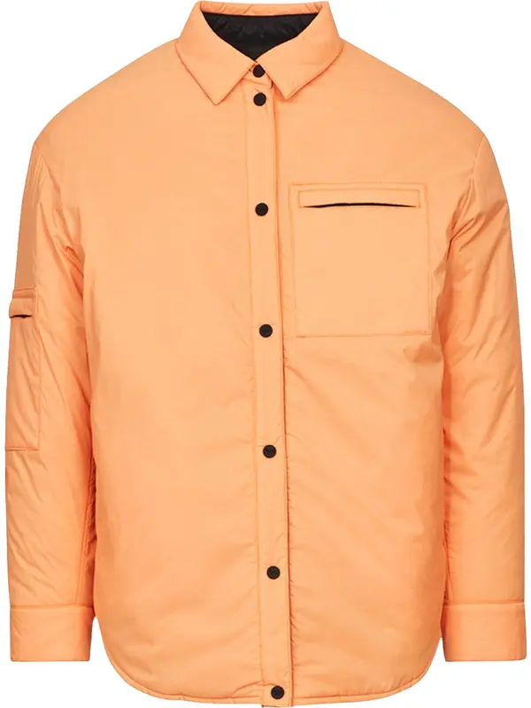 Aztech Mountain Pillow Padded Shirt Jacket - Orange