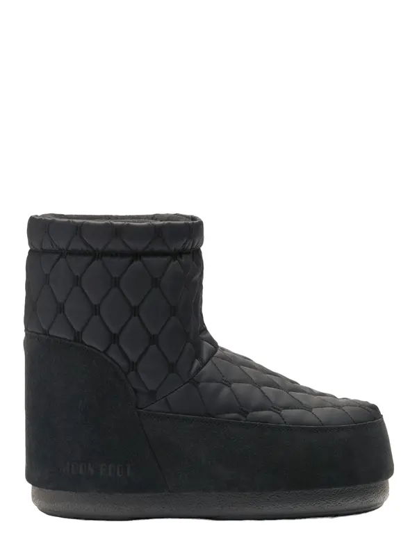 Moon Boot Icon Low Quilted Boots - Black