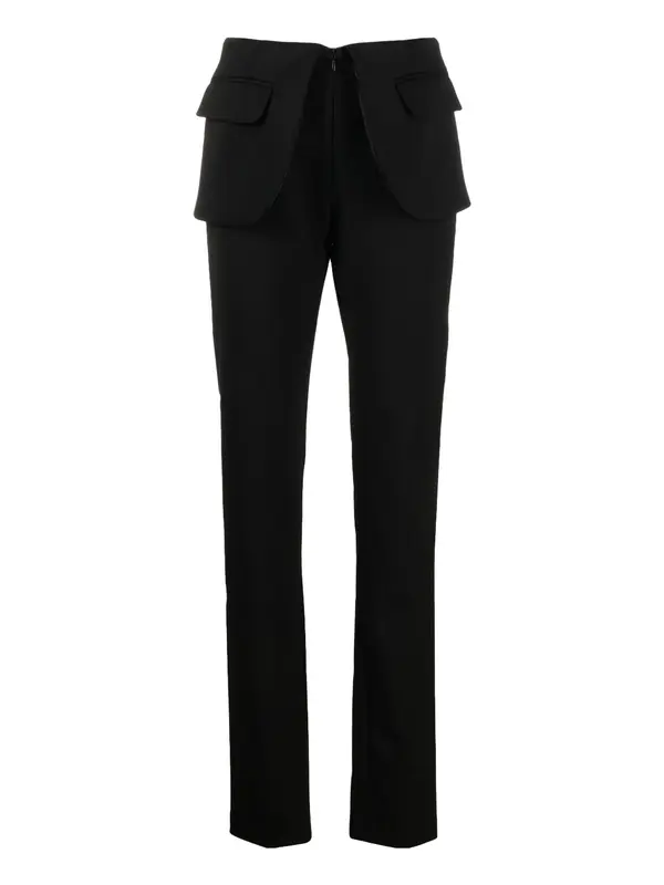 Coperni Flap Tailored Trousers - Black