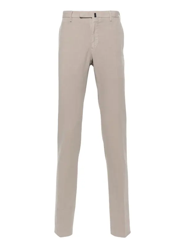 Incotex Mid-rise Straight-leg Chinos - Neutrals