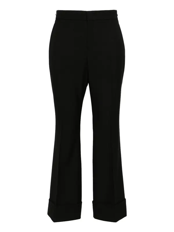 Gucci Mid-rise Wool Trousers - Black