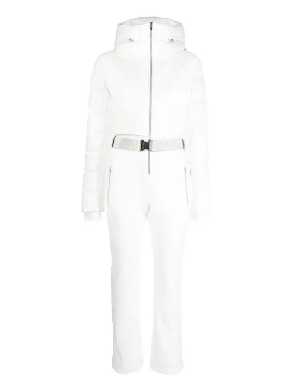 Fusalp Marie Ii Smocked Ski Suit - White