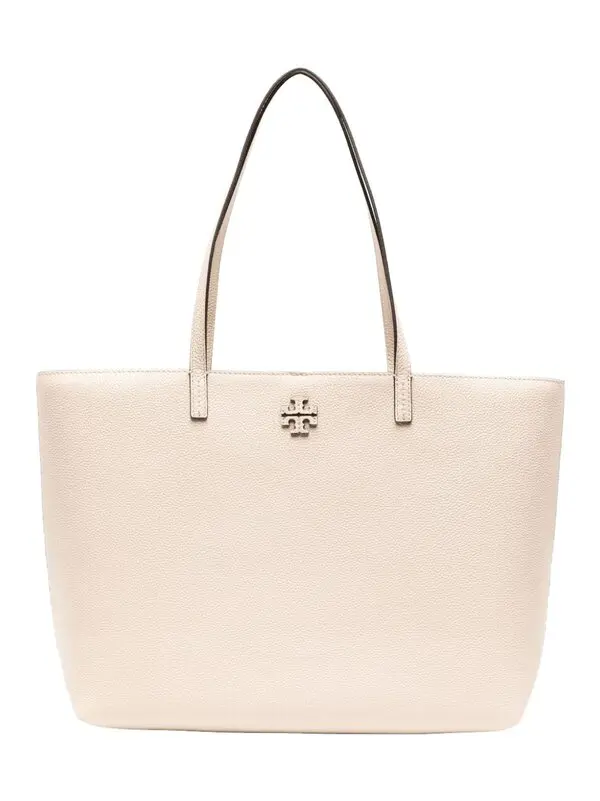 Tory Burch Mcgraw Double-t Tote Bag - Neutrals