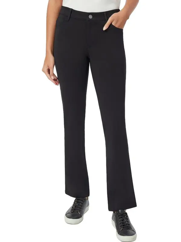 Jones New York Lexington Straight Leg Pants - Jones Black