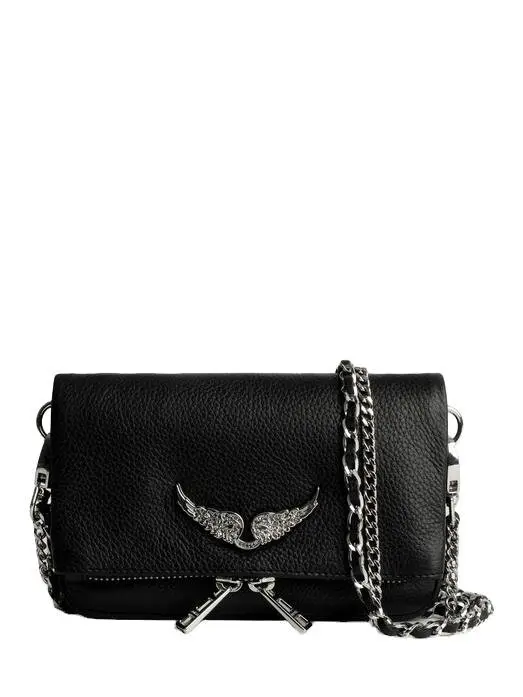 Zadig&Voltaire Swing Your Wings Rock Nano Clutch - Silver