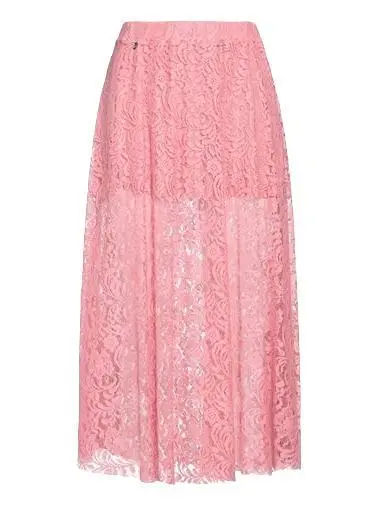 KONTATTO Flared Midi Skirt - Pink
