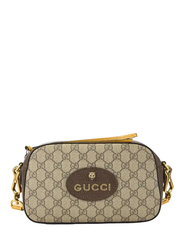 Gucci Original Gg Supreme Canvas Neo Vintage Messenger Bag - Brown