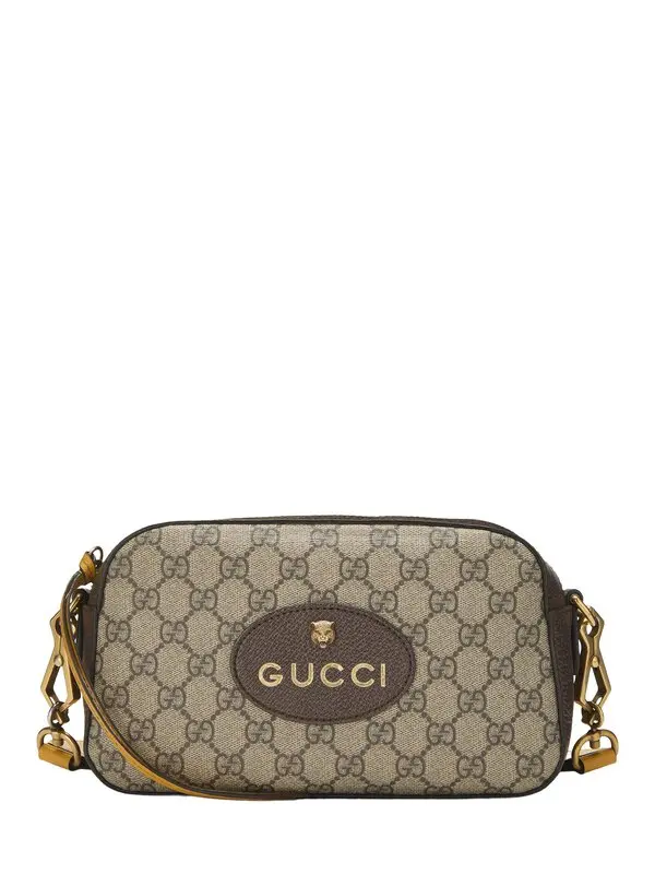 Gucci Original Gg Supreme Canvas Neo Vintage Messenger Bag - Brown